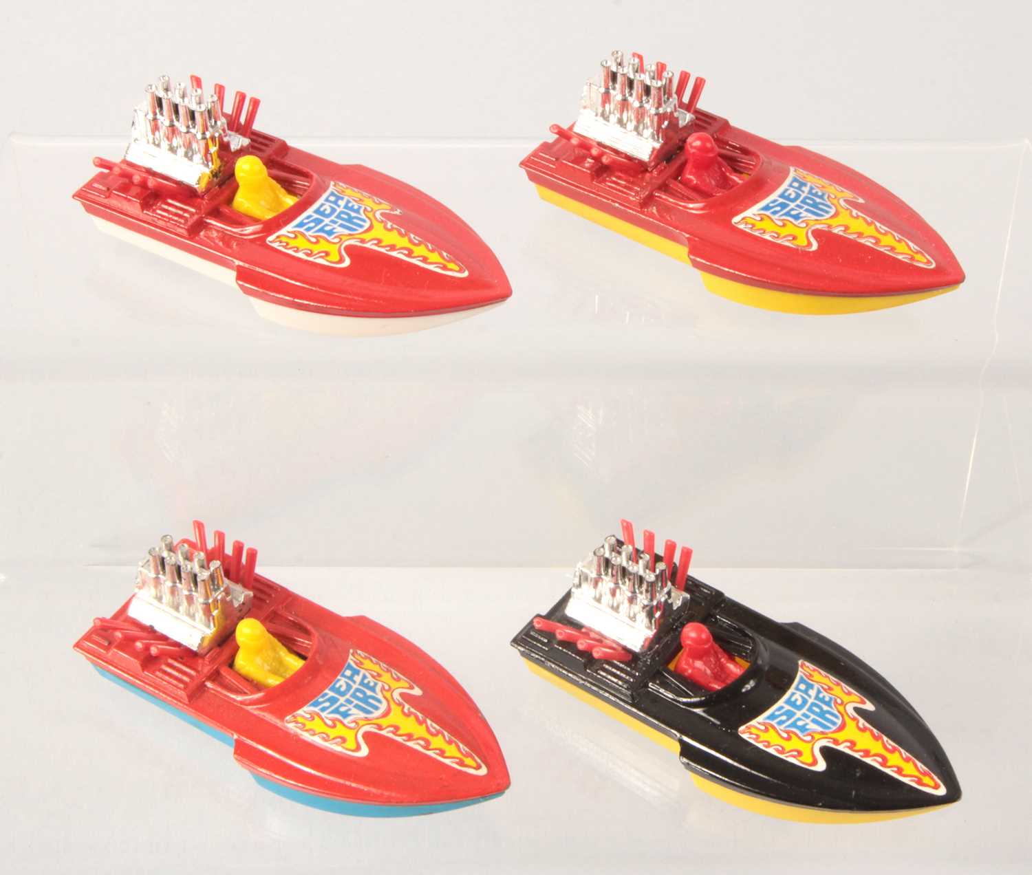 Lot 24 - Matchbox Superfast 4 x 5b Seafire Power Boat
