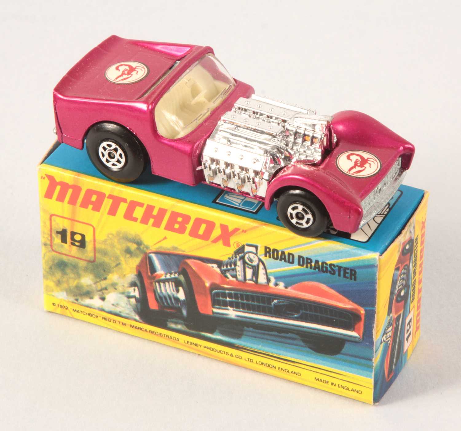 Lot 100 - Matchbox Superfast 19b Road Dragster