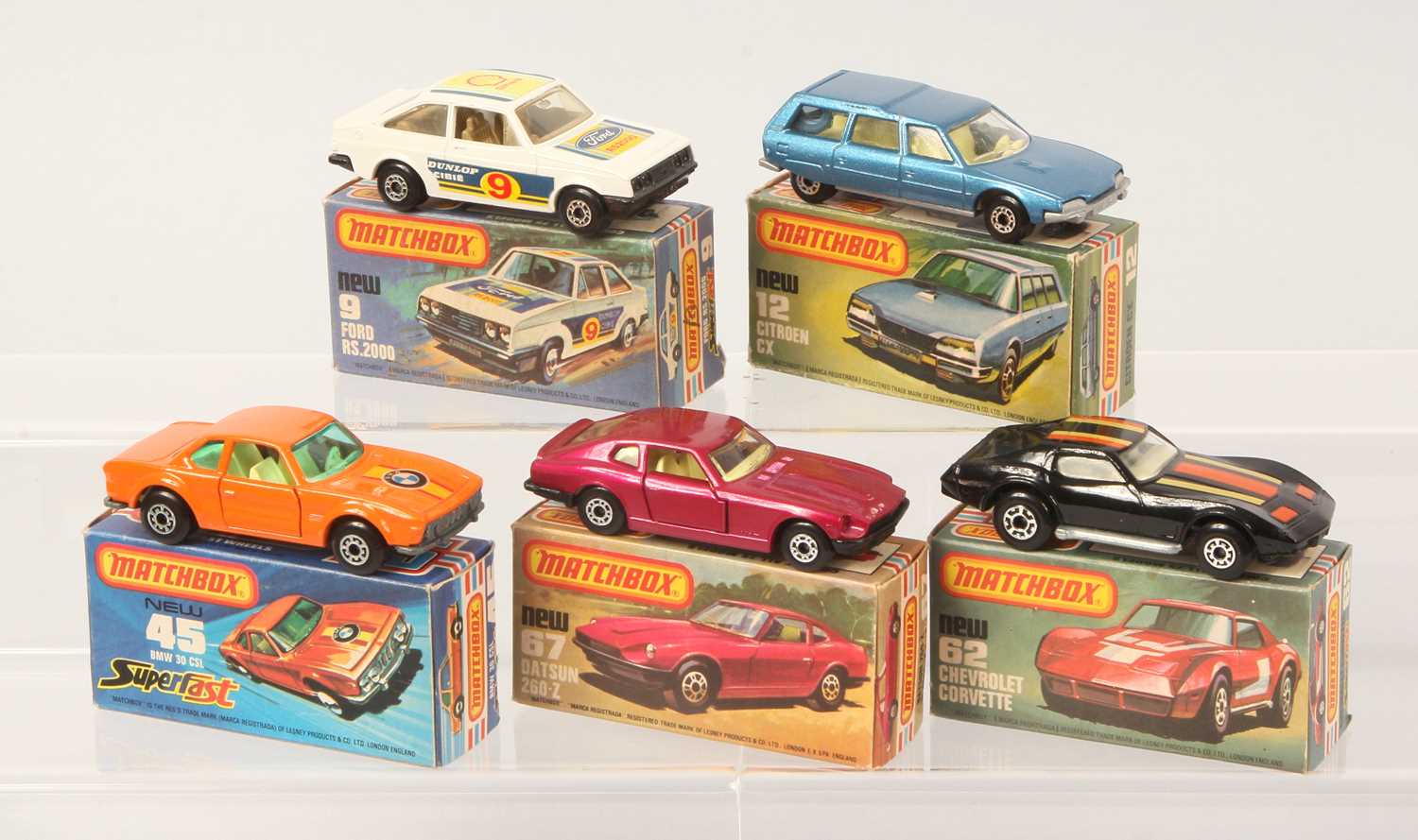 Lot 504 - Matchbox Superfast Group of 5 x Mid 1970's