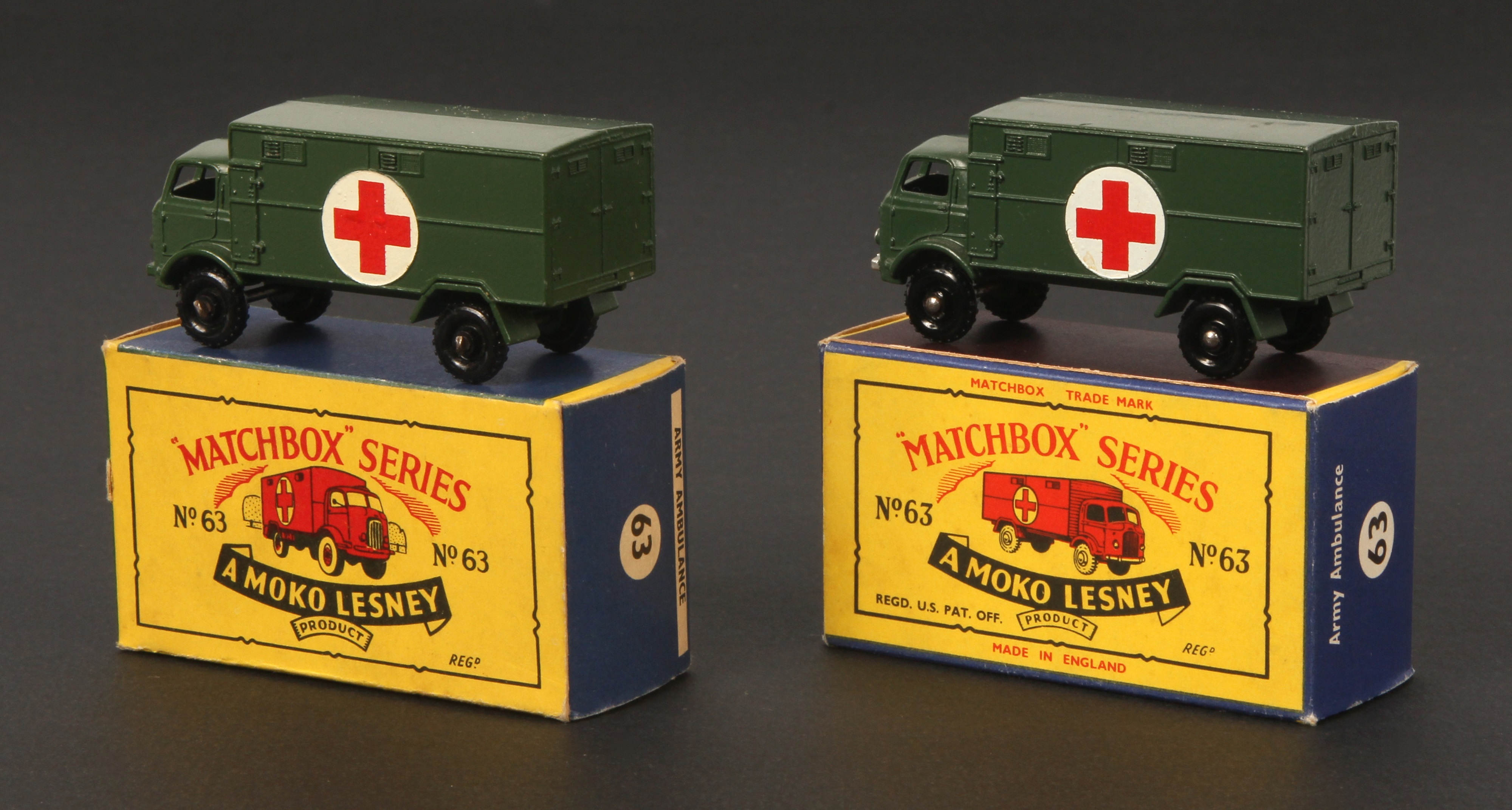 Lot 124 - Matchbox Regular Wheels 2 x 63a Ford