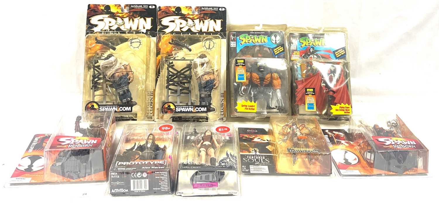 Lot 24 - McFarlane Spawn, Tomb Raider and Prototype