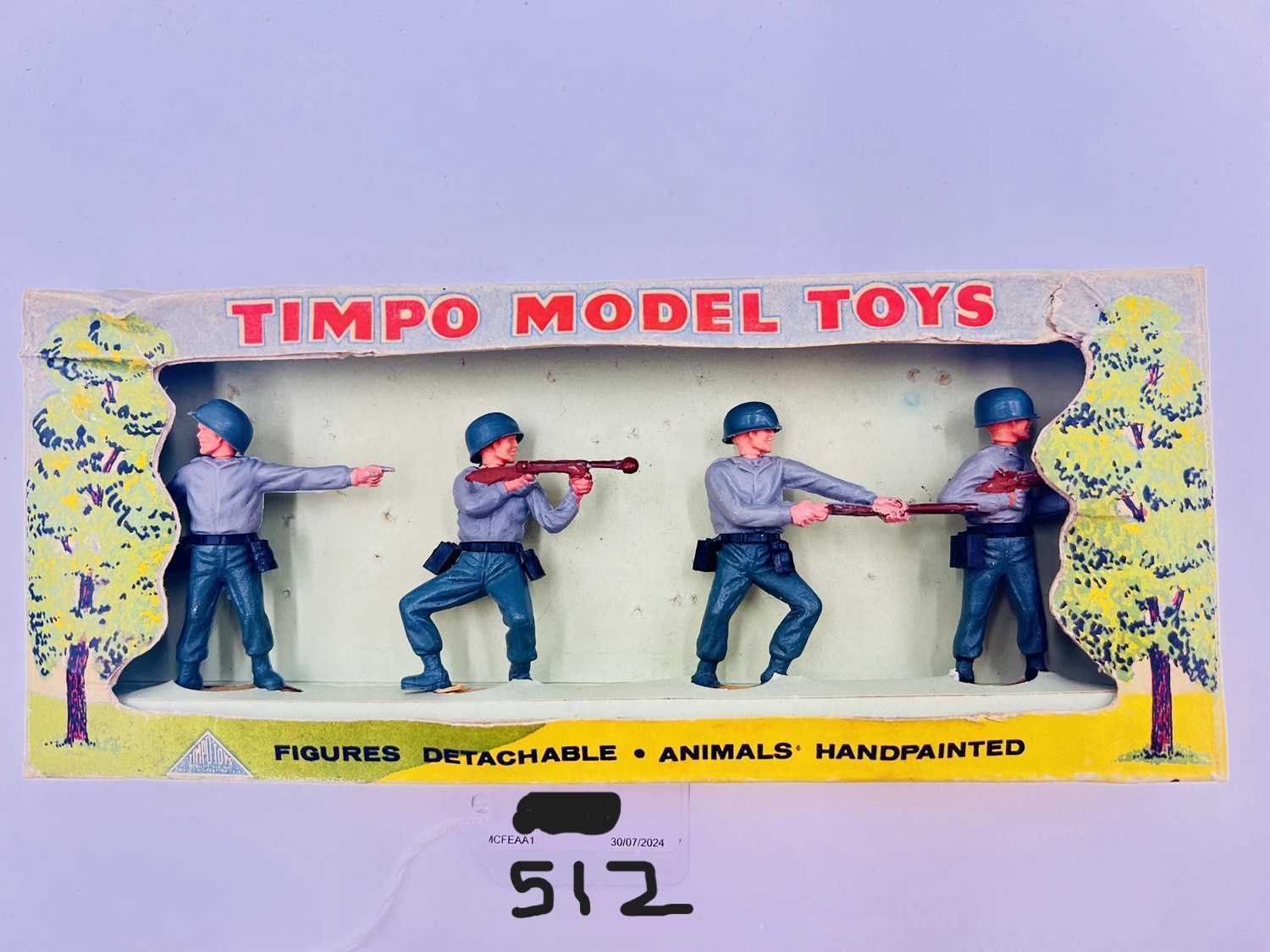 Lot 512 - Timpo - WW2 Series, German Infantry [Series