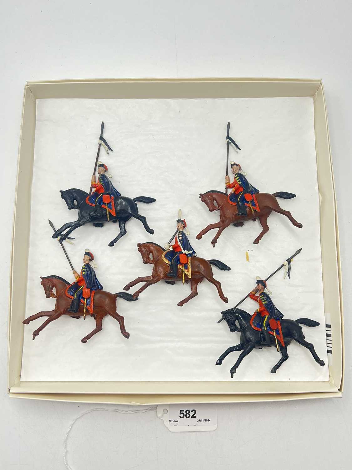 Lot 582 - Britains - Set 153 - Prussian Hussars, [1925
