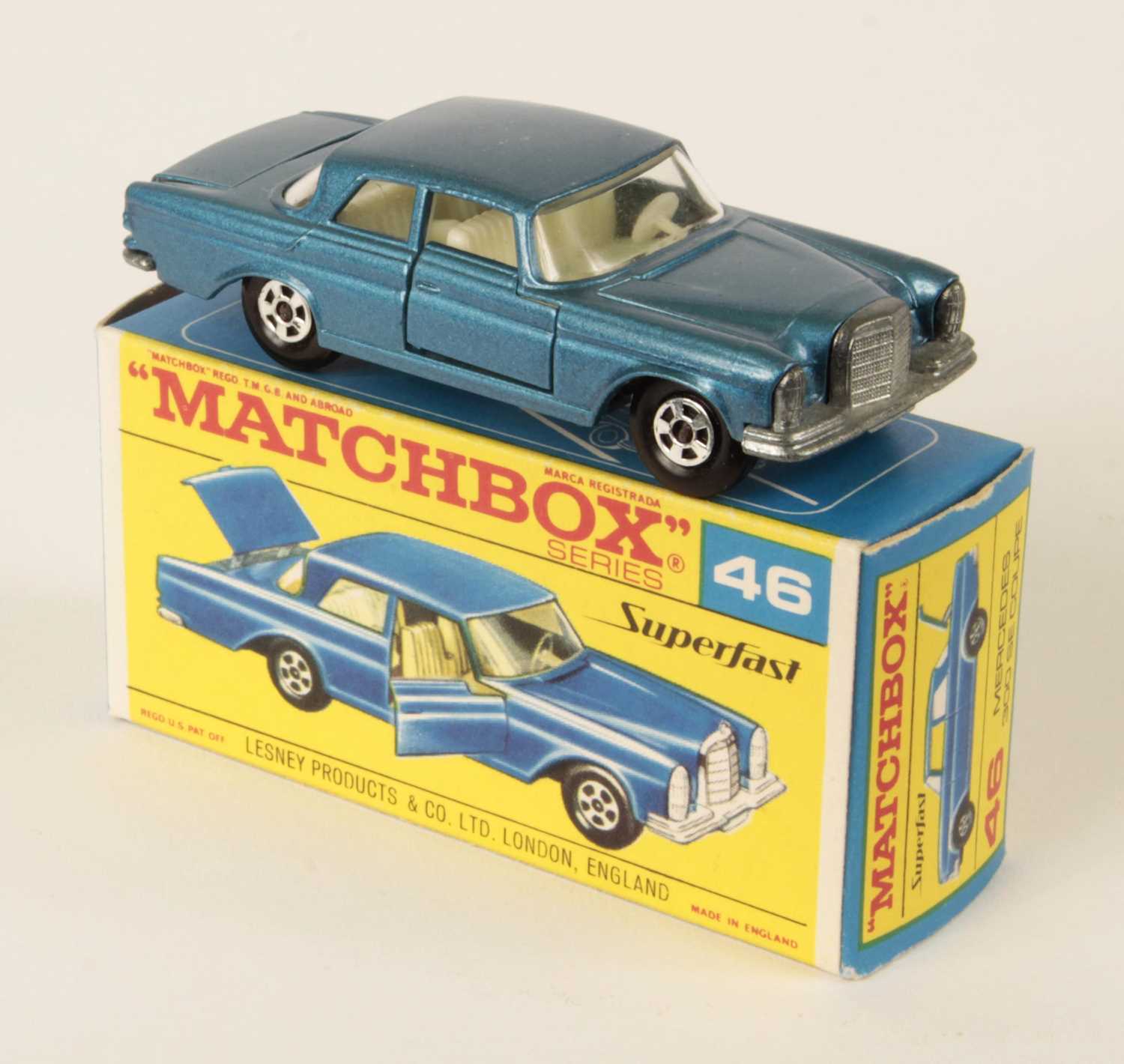 Lot 587 - Matchbox Superfast 46a Mercedes 300SE Coupe